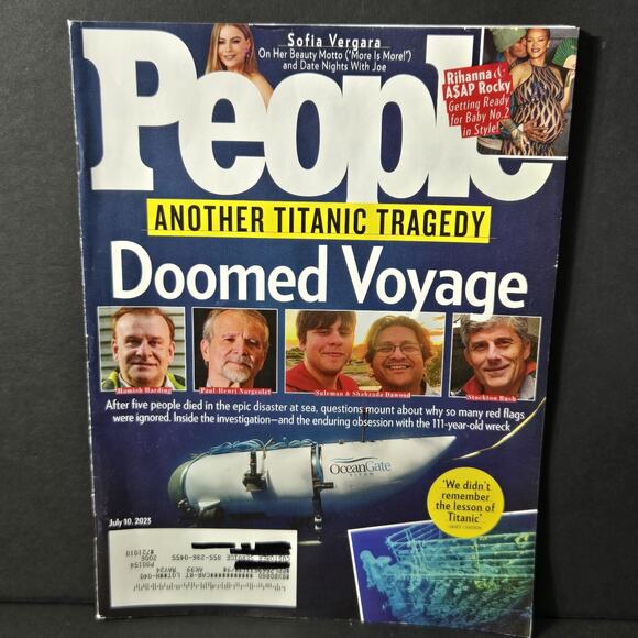 People Magazine | Other | People Magazine July 2023 Titanic Tragedy ...